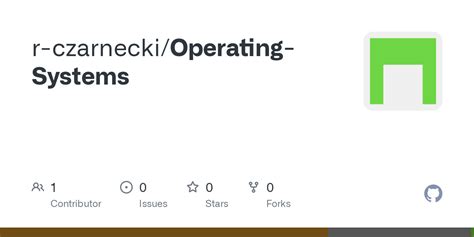 Github R Czarnecki Operating Systems