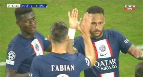 Goles Psg Vs Maccabi Haifa Hoy Gol Neymar Hoy Así Fue El 3 1
