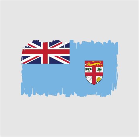 Fiji Flag Brush Strokes National Flag 6553459 Vector Art At Vecteezy