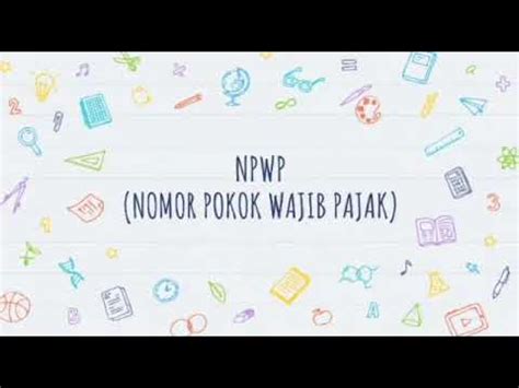 Wp Npwp Dan Nppkp Youtube