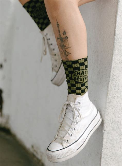 Snack And Destroy Socks Etsy