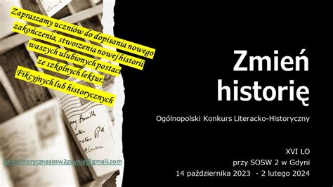 Ogólnopolski Konkurs Literacko Historyczny Zmień historię