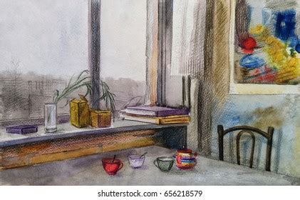 Watercolor Open Window Images Stock Photos Vectors Shutterstock