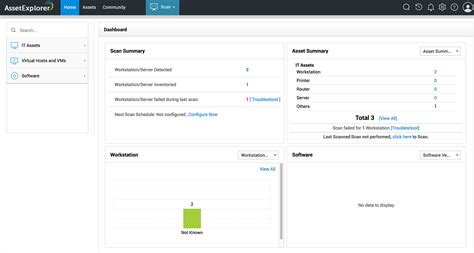 how to perform distributed asset scan in a wan environment