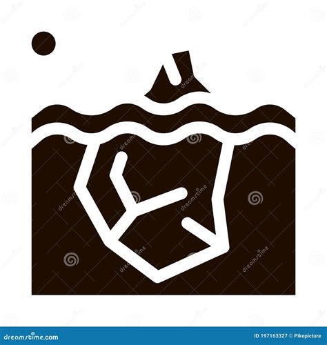 海洋全球暖矢量图图标中的冰山 向量例证 插画 包括有 æ±¡ç§½ å ±å š å±‚ æ› 197163327