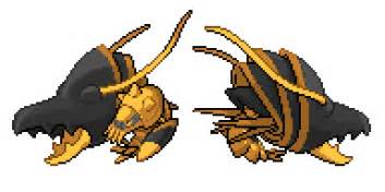 Clawitzer Shiny Recolor 3 Front Back By Yellowcoolpokemonman On