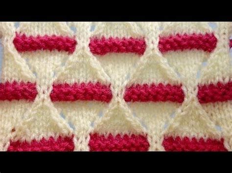 BEAUTIFUL Two Colour Knitting Pattern Two Color Knitting Patterns Knitting Patterns Knitting