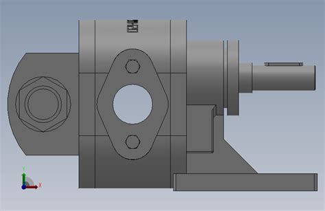 齿轮泵kcb183~833系列油泵 Kcb 55 泵头solidworks 2018模型图纸下载 懒石网