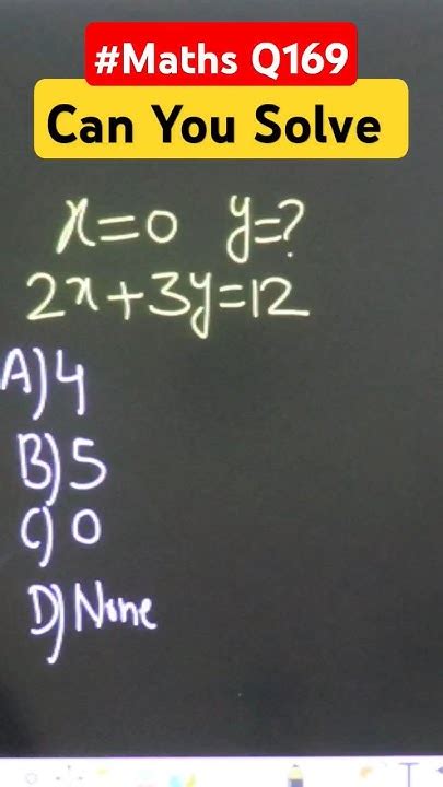 Nice Algebra Type Math Question Mathproblem Skyconcept Youtube