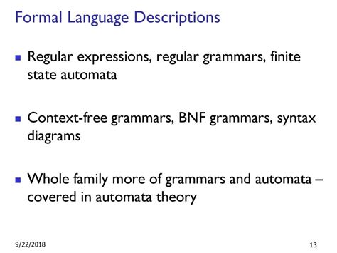 Programming Languages And Compilers Cs 421 Ppt Download