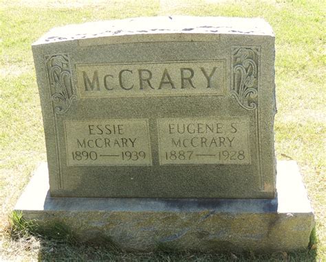 Eugene Shields Mccrary 1887 1928 Mémorial Find A Grave