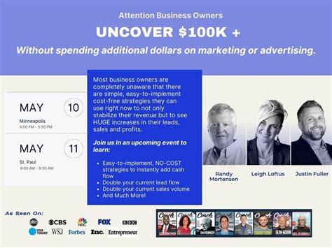 Business Owners Round Table Timothy G Cameron