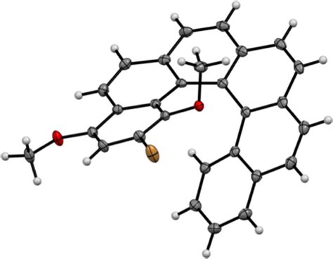 X Ray Structure Of The Starting Bromo Dimethoxy 6 Helicene 1 Only One