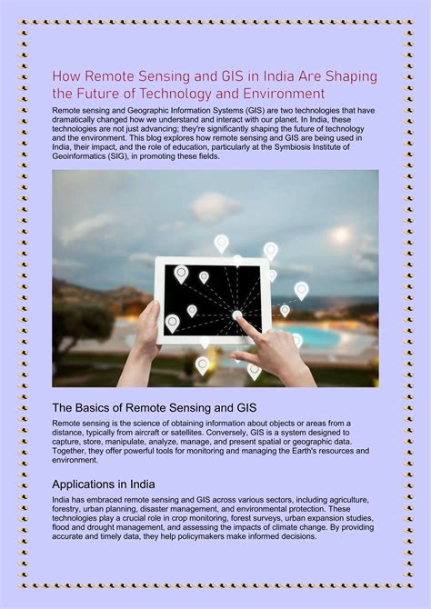 How Remote Sensing And Gis In India Are Shaping The Future Of Technology And Environment Pdf