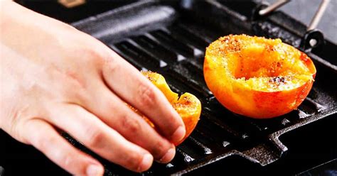 Grilled Peaches Picnic Tale