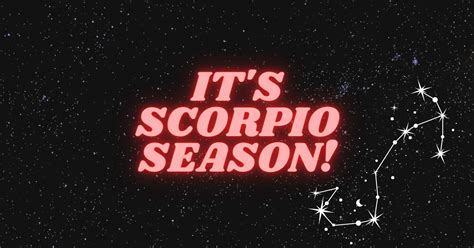 Scorpio Season Monthly Horoscope Celebrating Scorpio