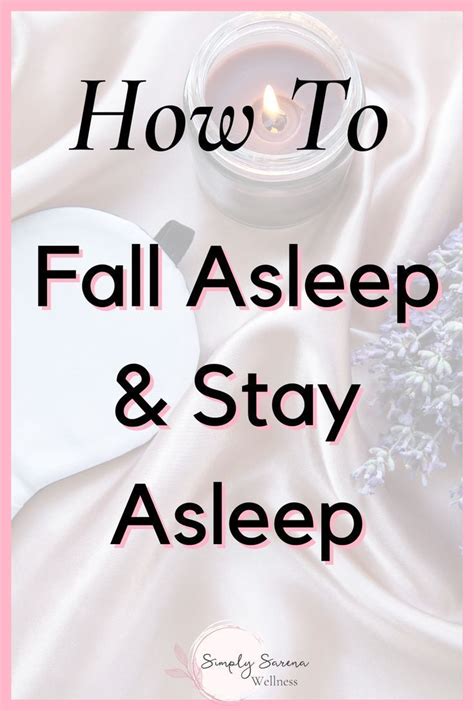 How To Fall Asleep & Keep Asleep in 2024 | How to fall asleep, Falling asleep tips, Staying asleep