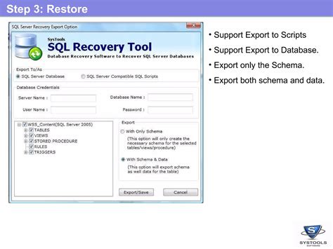 Sql Server Recovery Overview Ppt