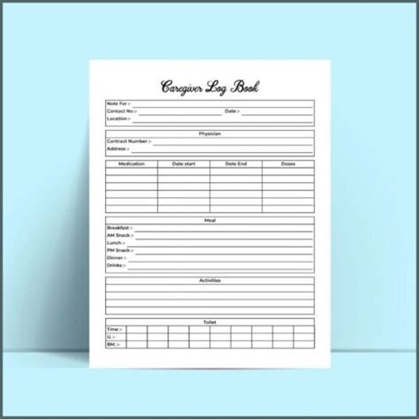 Caregiver Notebook KDP Interior MasterBundles