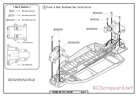 Yokomo MR 4TC Custom Instruction Manual RCScrapyard Radio Controlled Model Archive