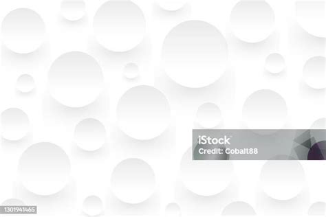 3d 원 패턴의 추상흰색 배경 0명에 대한 스톡 벡터 아트 및 기타 이미지 0명 3차원 형태 그림자 Istock