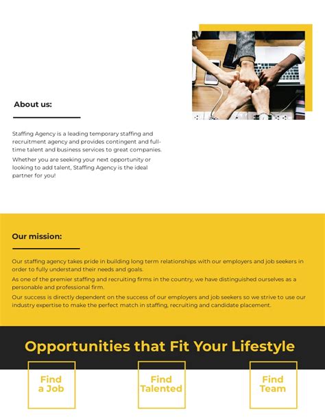 Staffing Agency Template