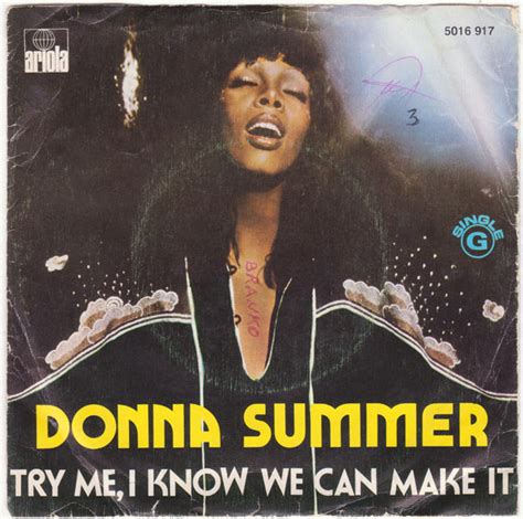 Donna Summer Try Me I Know We Can Make It Vinyl 7 45 Rpm 1976
