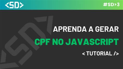 Gerar Cpf No Javascript Solução Dev