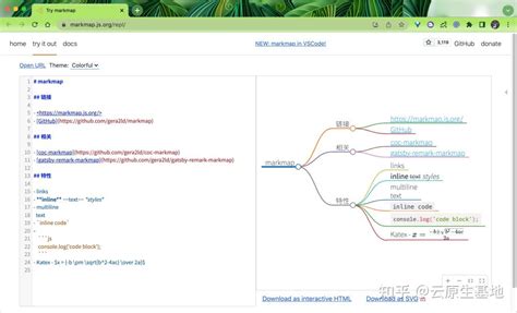 通过 Markdown 来编写思维导图的神器 Markmap 知乎