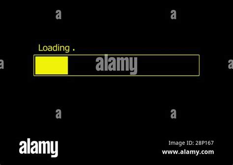 Loading Progress Bar Complete Animation In Yellow Color Loading Bar