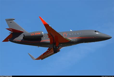 LX EVM Dassault Falcon 2000LX Global Jet Luxembourg Dave Potter