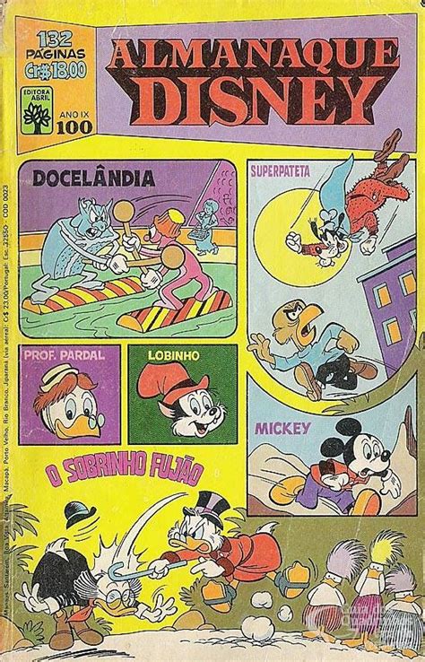 Almanaque Disney N 100 Abril Guia Dos Quadrinhos Gibis Antigos