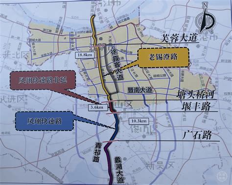 锡澄路网双向奔赴加速推进 凤翔快速路北延项目主线高架贯通