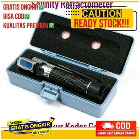 Jual Alat Ukur Kadar Garam Salinitas Salinity Refractometer Atc 0100