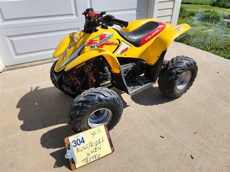 2002 Polaris Scrambler 90cc No Title Reg Live And Online Auctions On
