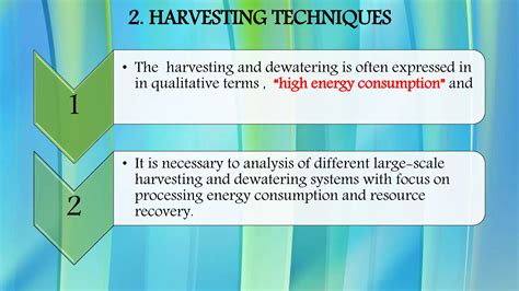 Technologies For Microalgae Harvesting Pptx