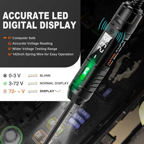 Heavy Duty 3 72v Digital Led Automotive Test Light Circuit Tester With