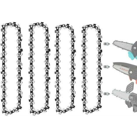Pièces Chaînes De Tronçonneuse Pouces Pouces Compatibles Mini Tronçonneuses électriques