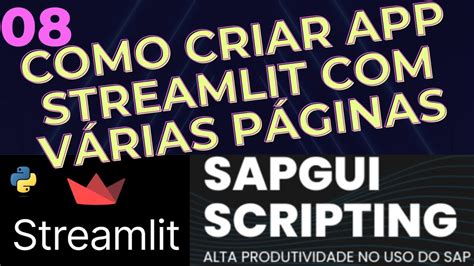 Tutorial Streamlit 08 Como Criar Aplicações Multi Páginas no