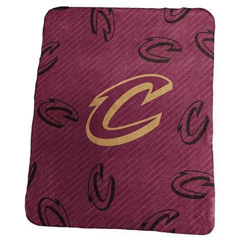 Cleveland Cavaliers 50 X 60 Repeating Logo Classic Plush Throw Blanket