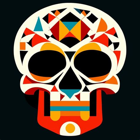 Premium Vector Skull Graphic Element Elevating Design Dynamics