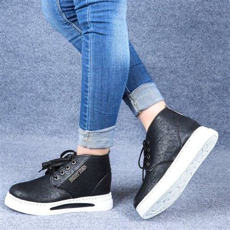 خرید و قیمت کتونی نیم ساق چرم فلیپ از غرفه فروشگاه کیف و کفش مدسال