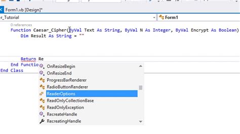 Caesar Cipher Encryption In Vb 2015 Youtube