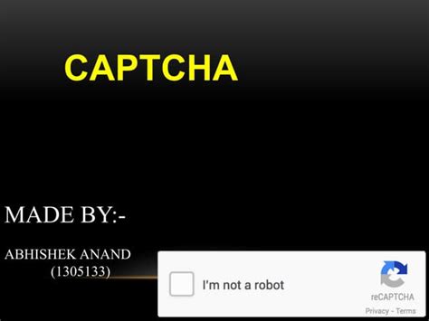 captcha ppt ppt