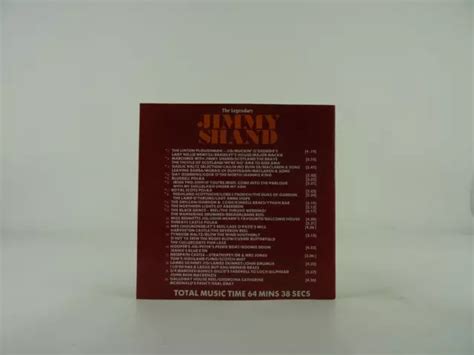 Jimmy Shand The Legendary Jimmy Shand 20 20 Pistes Cd Album Pochette