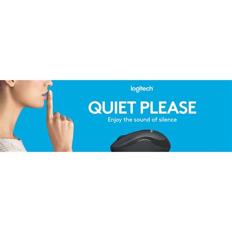 Logitech M Silent Wireless Mouse With Silent Comfortable Shape Easy To Use Shopee Malaysia