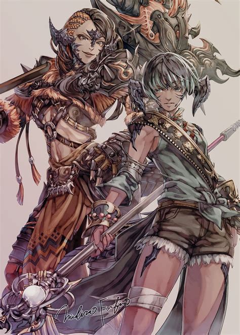 Warrior Of Light Warrior And Varshahn Final Fantasy And 1 More