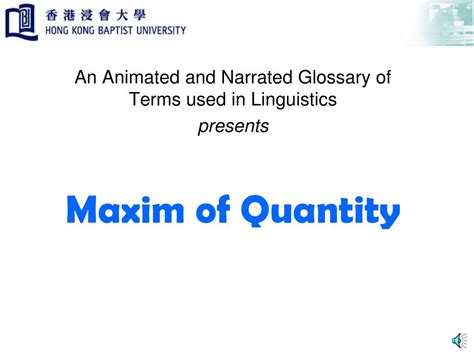 ppt maxim of quantity powerpoint presentation free download id 4868960