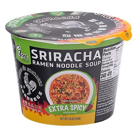 Tuong Ot Sriracha Hot Ramen Noodle Bowl Extra Spicy Flavour Buy
