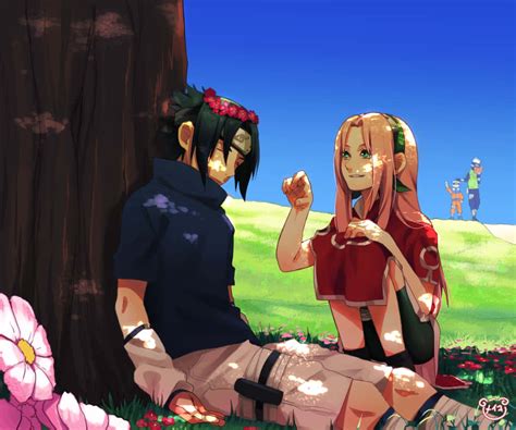 Sasuke And Sakura Kiss Wallpaper